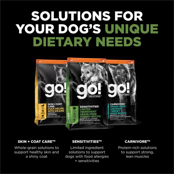 GO! SOLUTIONS Sensitivities Limited Ingredient Turkey Grain-Free Dry ...