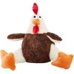 GODOG Checkers Chew Guard Rooster Squeaky Plush Dog Toy, Fat Large ...