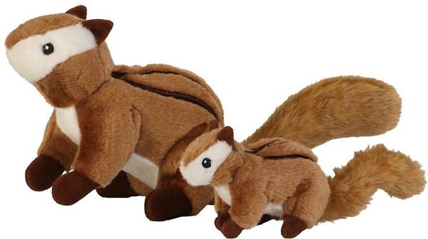 GODOG Wildlife Chew Guard Chipmunk Squeaky Plush Dog Toy, Large - Chewy.com