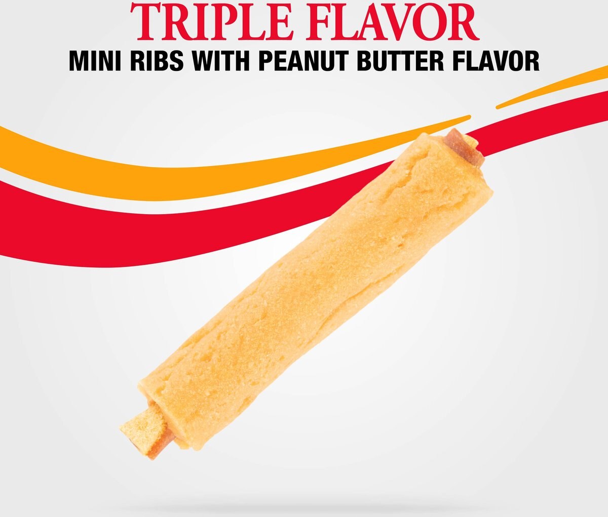 GOOD 'N' FUN Triple Flavor Mini Ribs Chicken, Beef & Peanut Butter Dog ...