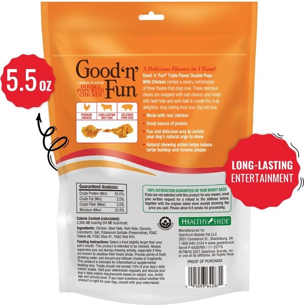 New Version Available - GOOD 'N' FUN Triple Flavor Double Pops Dog ...