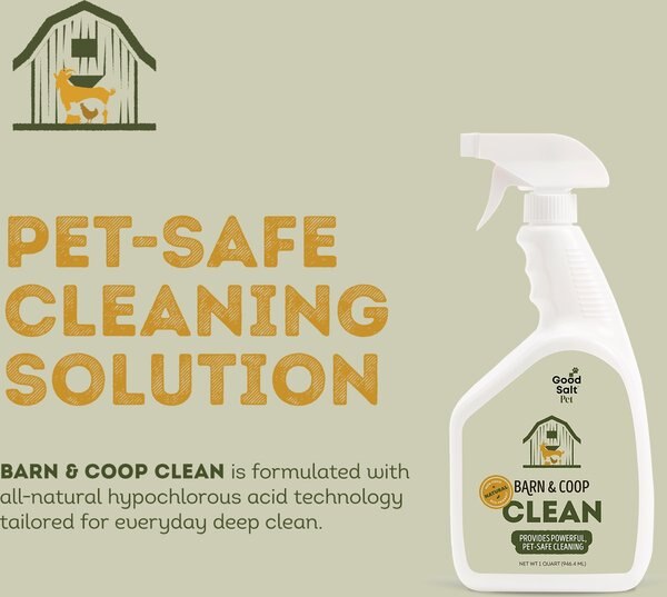 GOOD SALT PET Barn & Coop Cleaner Spray, 32-fl oz bottle, 2 count ...