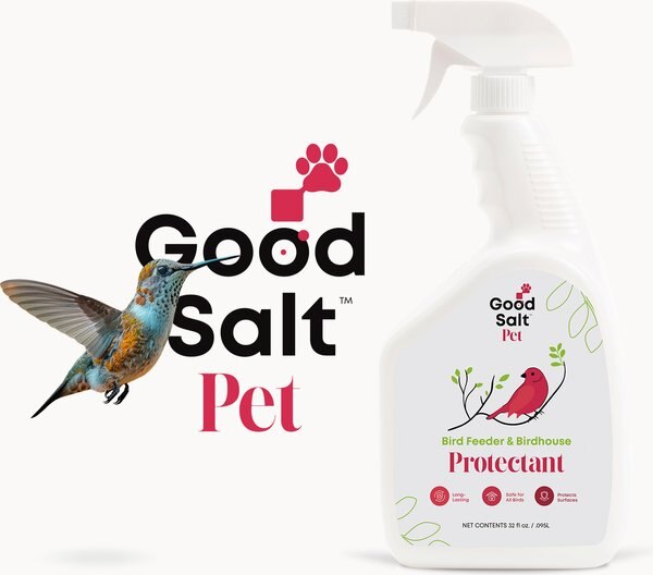 GOOD SALT PET Bird Feeder & Birdhouse Protectant Spray, 32-fl oz bottle ...