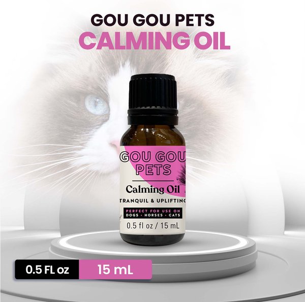 GOU GOU PETS Calming Essential Oil Blend for Anxiety Dog & Cat Spray ...