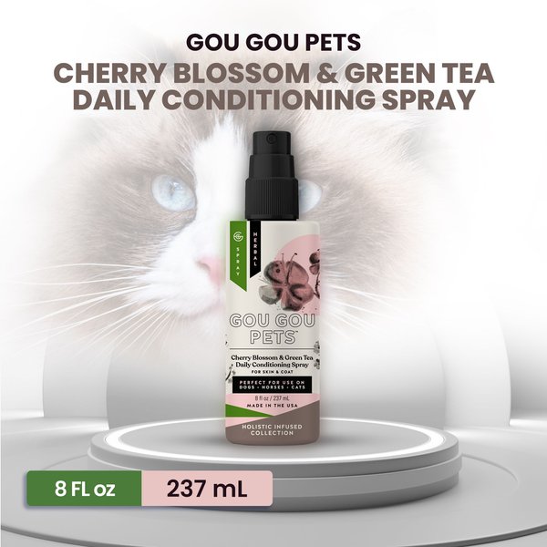 GOU GOU PETS Cherry Blossom & Green Tea Leave In Conditioning Dog & Cat ...
