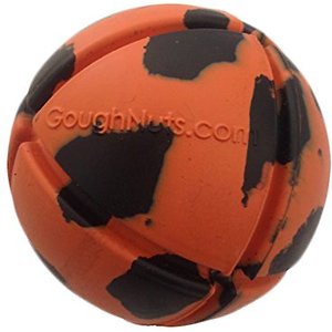 GOUGHNUTS Interactive Ball Dog Toy, Orange - Chewy.com