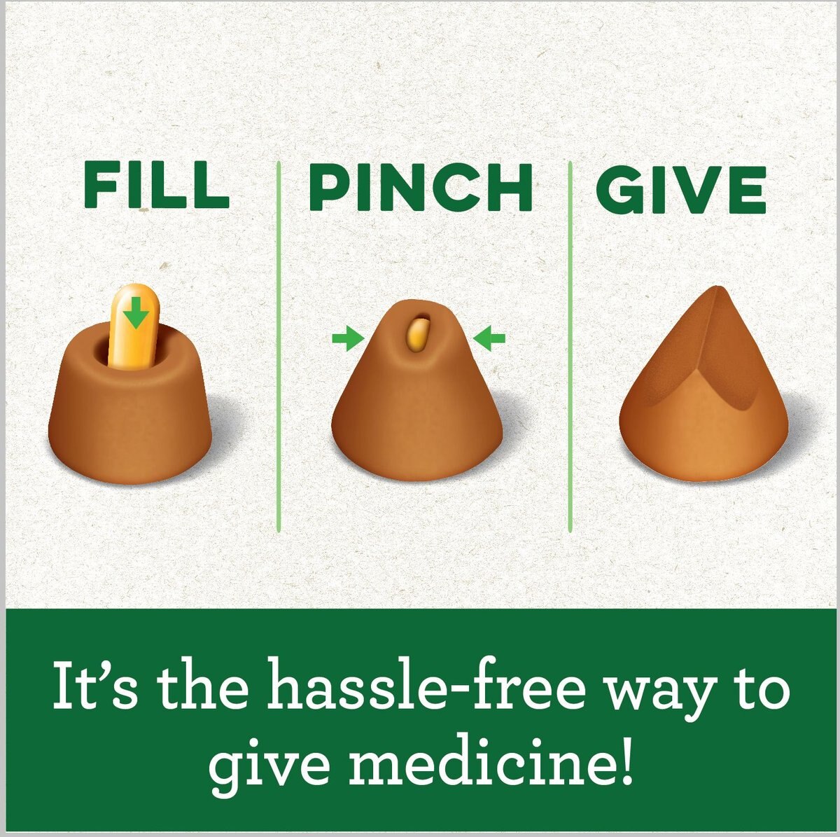 GREENIES Pill Pockets Canine Chicken Flavor Natural Dog Treats, Capsule ...
