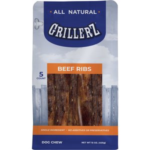 GRILLERZ Beef Ribs Dog Treats, 5 count - Chewy.com