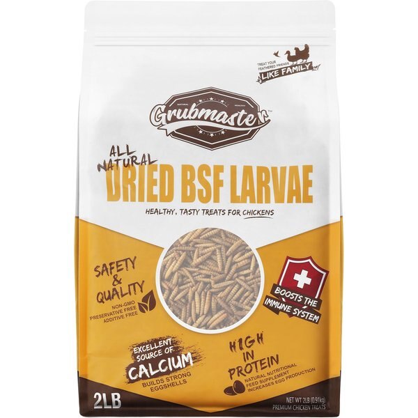 COOHGRUBS Dried Black Soldier Fly Larvae Bird Treat, 2-lb box - Chewy.com