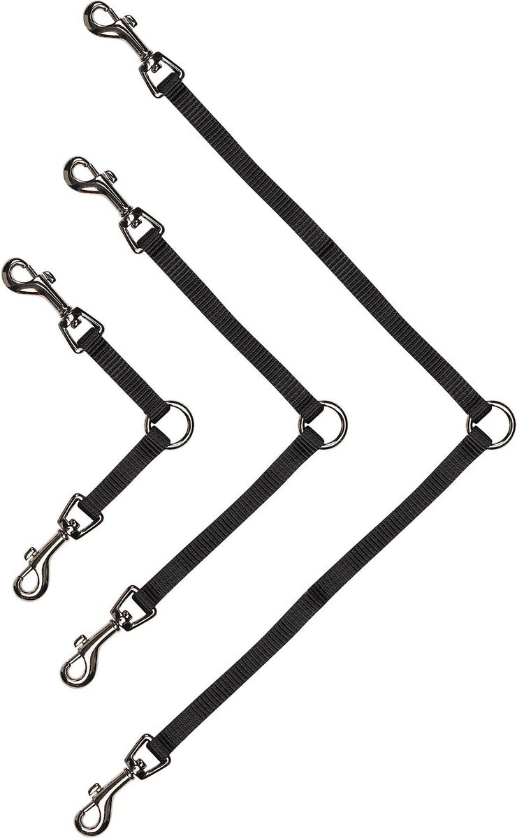 GUARDIAN GEAR 2-Way Dog Coupler, Black, Large - Chewy.com