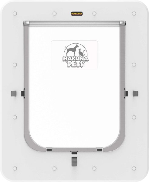 HAKUNA PETS Super Tough Dog & Cat Door, White, Medium - Chewy.com