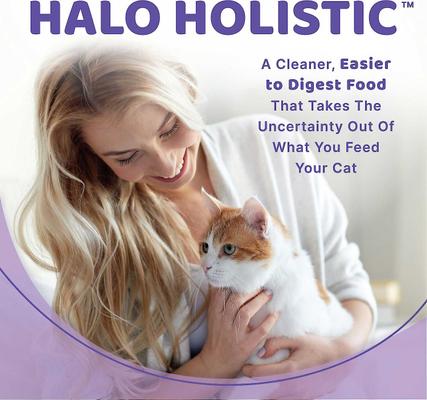 HALO Adult Grain-Free Pate Turkey Recipe Wet Cat Food, 5.5-oz can ...