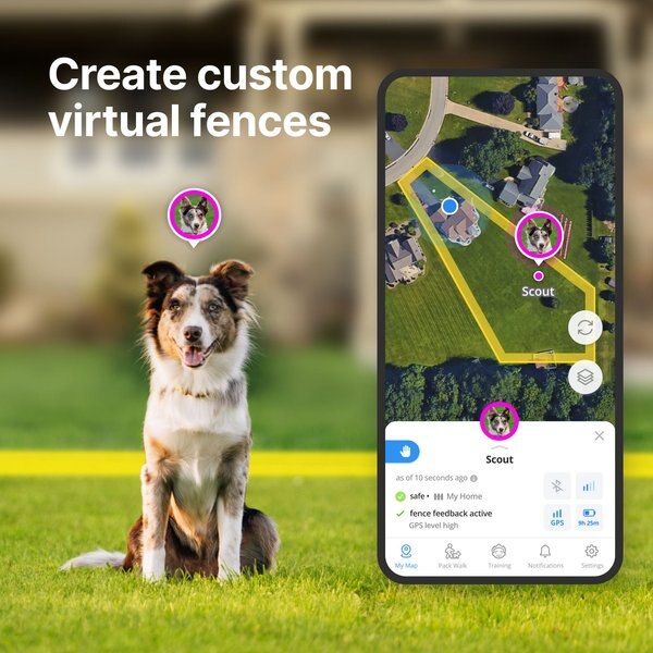 Out of Stock - HALO COLLAR 4 GPS Wireless Fence Real Time Tracking Training Dog Collar, 7 to 30. ...