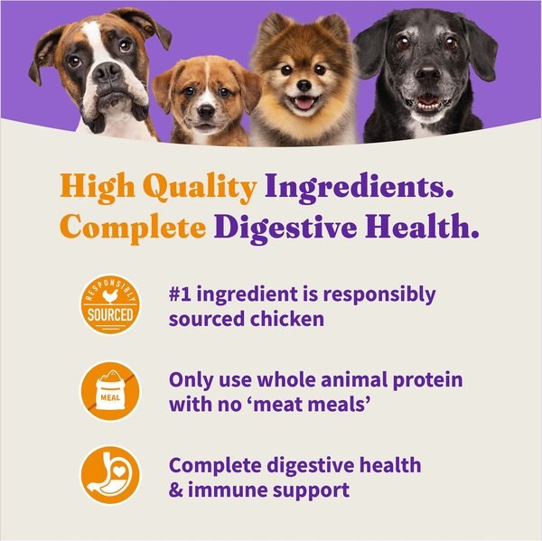HALO Holistic Chicken & Brown Rice Small Breed Dry Dog Food, 3.5-lb bag ...