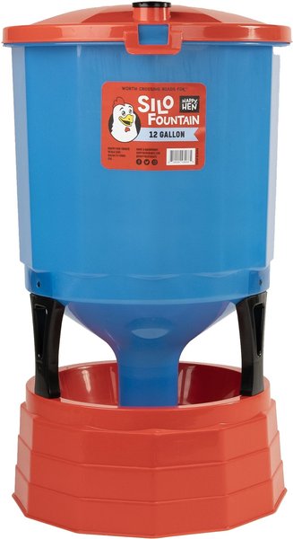 HAPPY HEN TREATS Chicken Chicken Fountain Waterer, 12-gal - Chewy.com