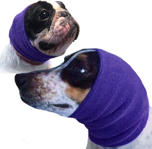 HAPPY HOODIE Calming Cap for Dogs, Small & Large, 2 count, Purple ...