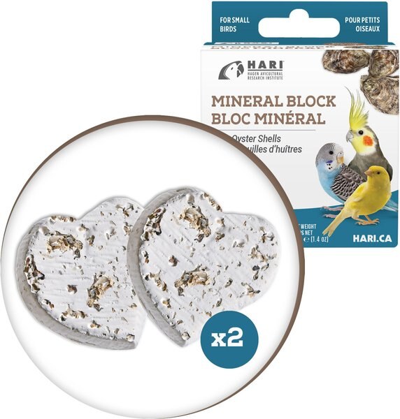 Discontinued - HARI Mineral Block with Oyster Shells Bird Beak ...
