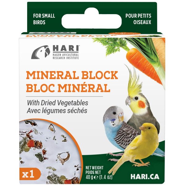 ZOO MED Bird Banquet Fruit Formula Mineral Block Beak Conditioner, 1 ...