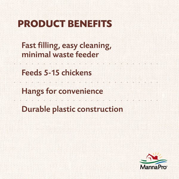 HARRIS FARMS Free Range Hanging Poultry Feeder - Chewy.com