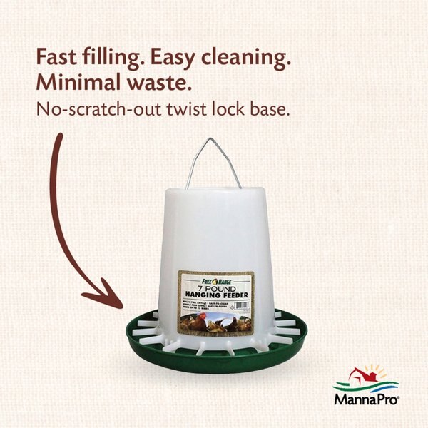 HARRIS FARMS Free Range Hanging Poultry Feeder - Chewy.com