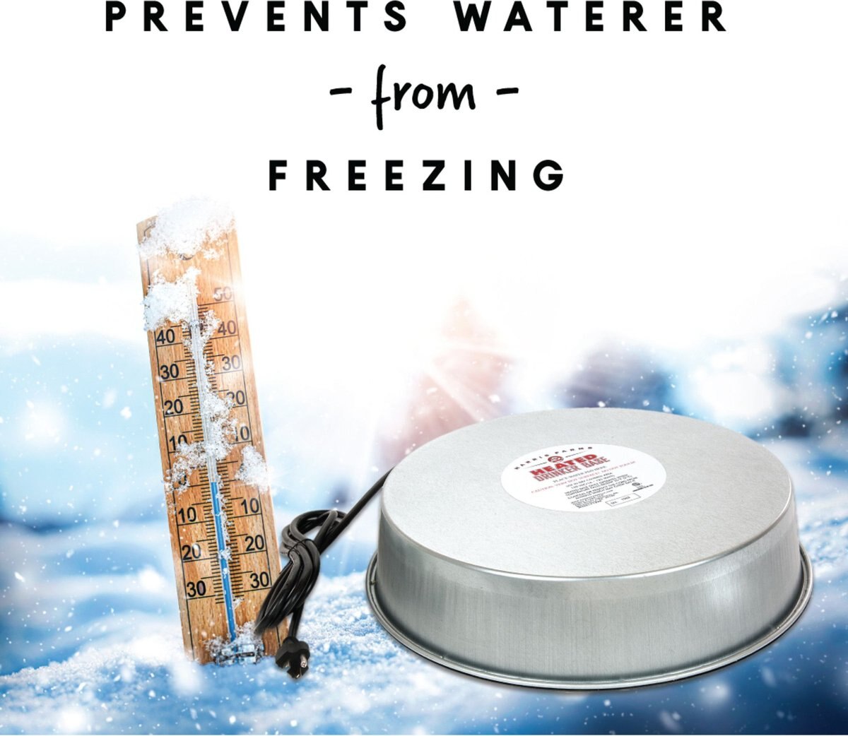 HARRIS FARMS Heated Drinker Waterer Base - Chewy.com