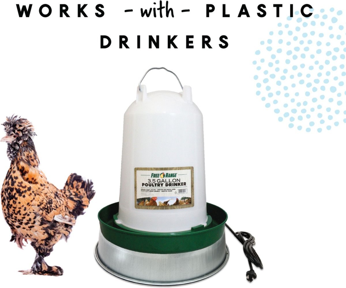 HARRIS FARMS Heated Drinker Waterer Base - Chewy.com