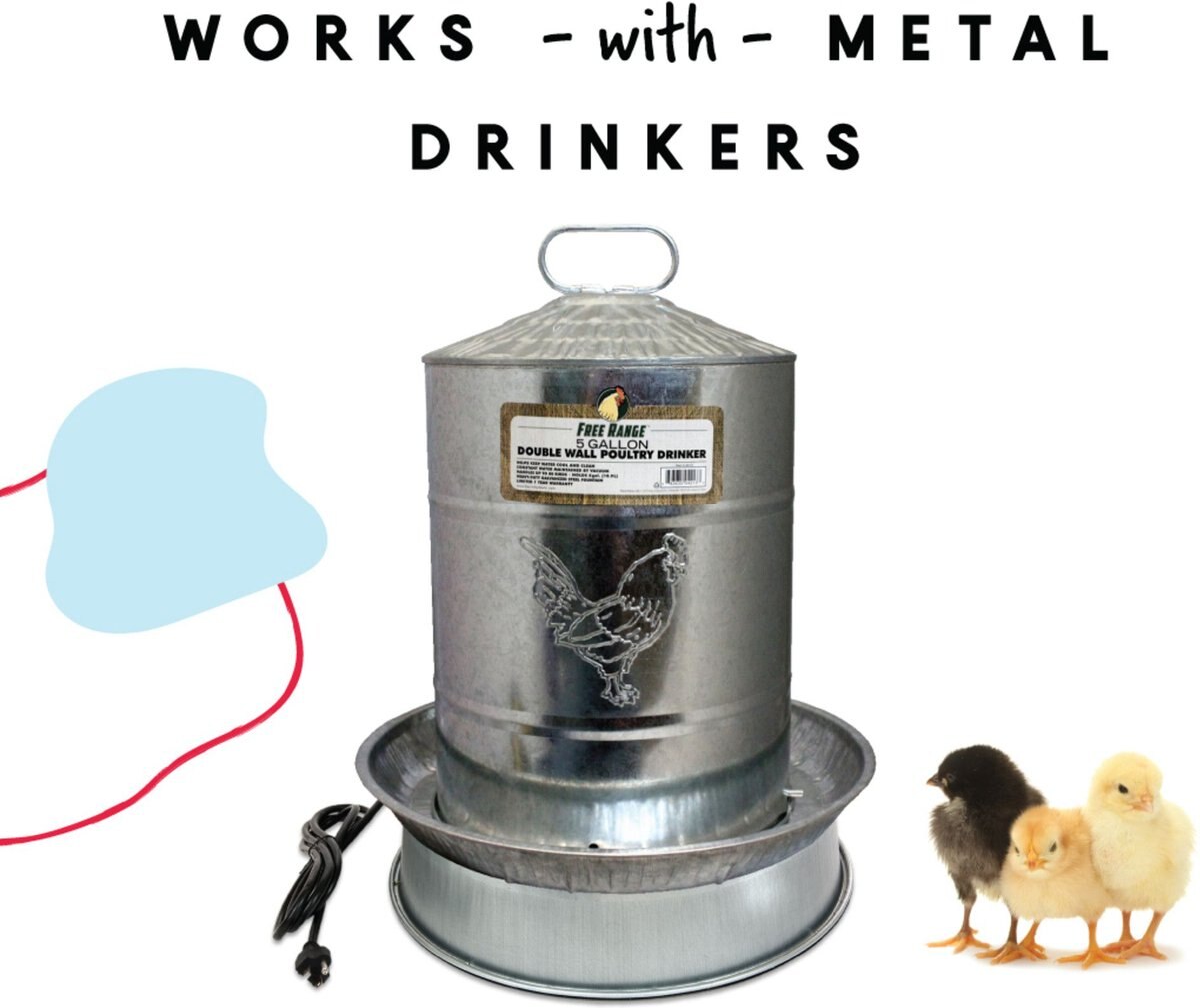 HARRIS FARMS Heated Drinker Waterer Base - Chewy.com