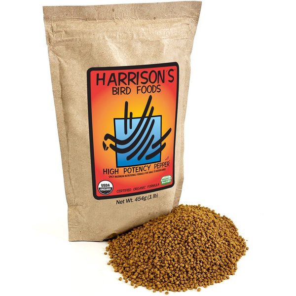 HARRISON'S BIRD FOODS High Potency Super-Fine Organic Pellet Bird Food ...