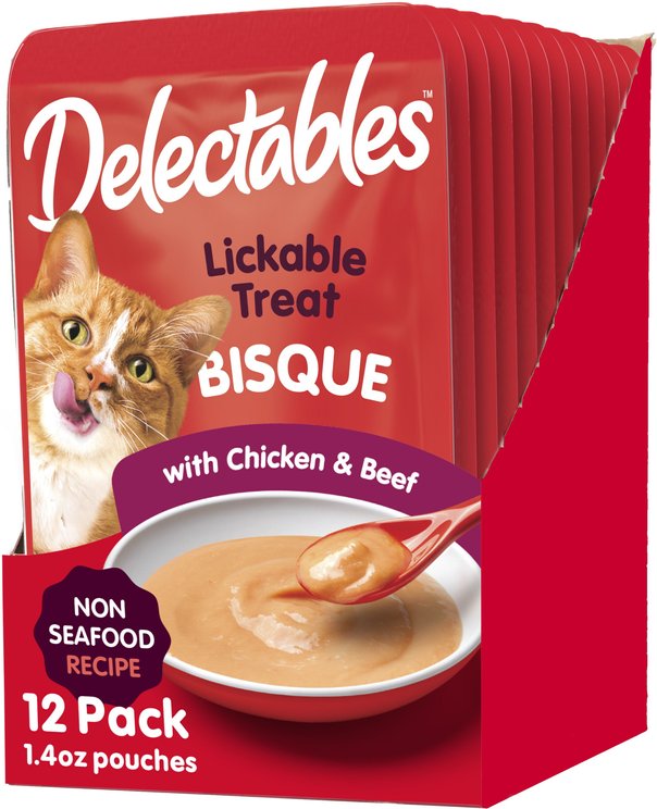 Hartz Delectables Bisque Treats For Cat - Free shipping | Chewy