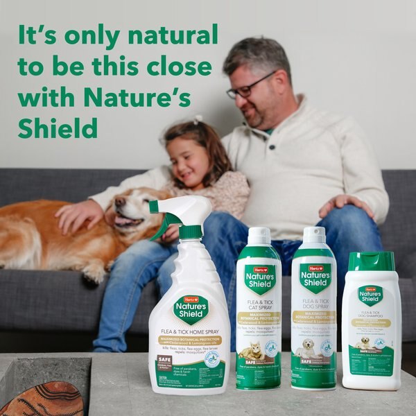HARTZ Nature's Shield Natural Flea & Tick Home Spray - Chewy.com