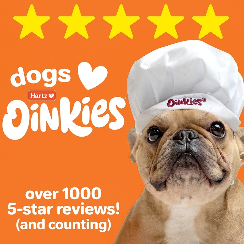 HARTZ Oinkies Tender Twists with 100% Real Chicken Breast Rawhide-Free ...