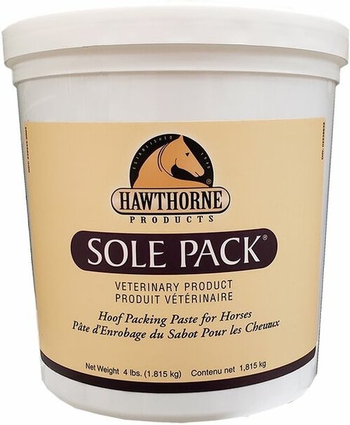HAWTHORNE PRODUCTS Sole Pack Medicated Horse Hoof Packing, 4-lb tub ...