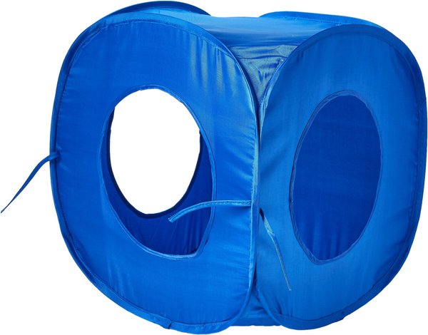 HDP Pop Open Collapsible Cat Play Cube, Blue - Chewy.com