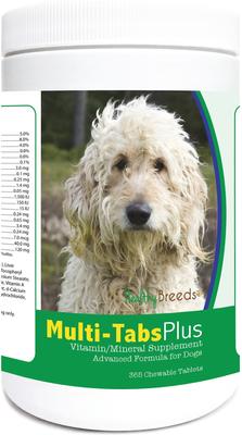 HEALTHY BREEDS Multi-Tabs Plus Chewable Tablets Dog Supplement, 365 ...