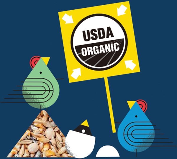 HEN UP Scratch Grains Organic Non-GMO 10% Protein Chicken Feed, 25-lb ...