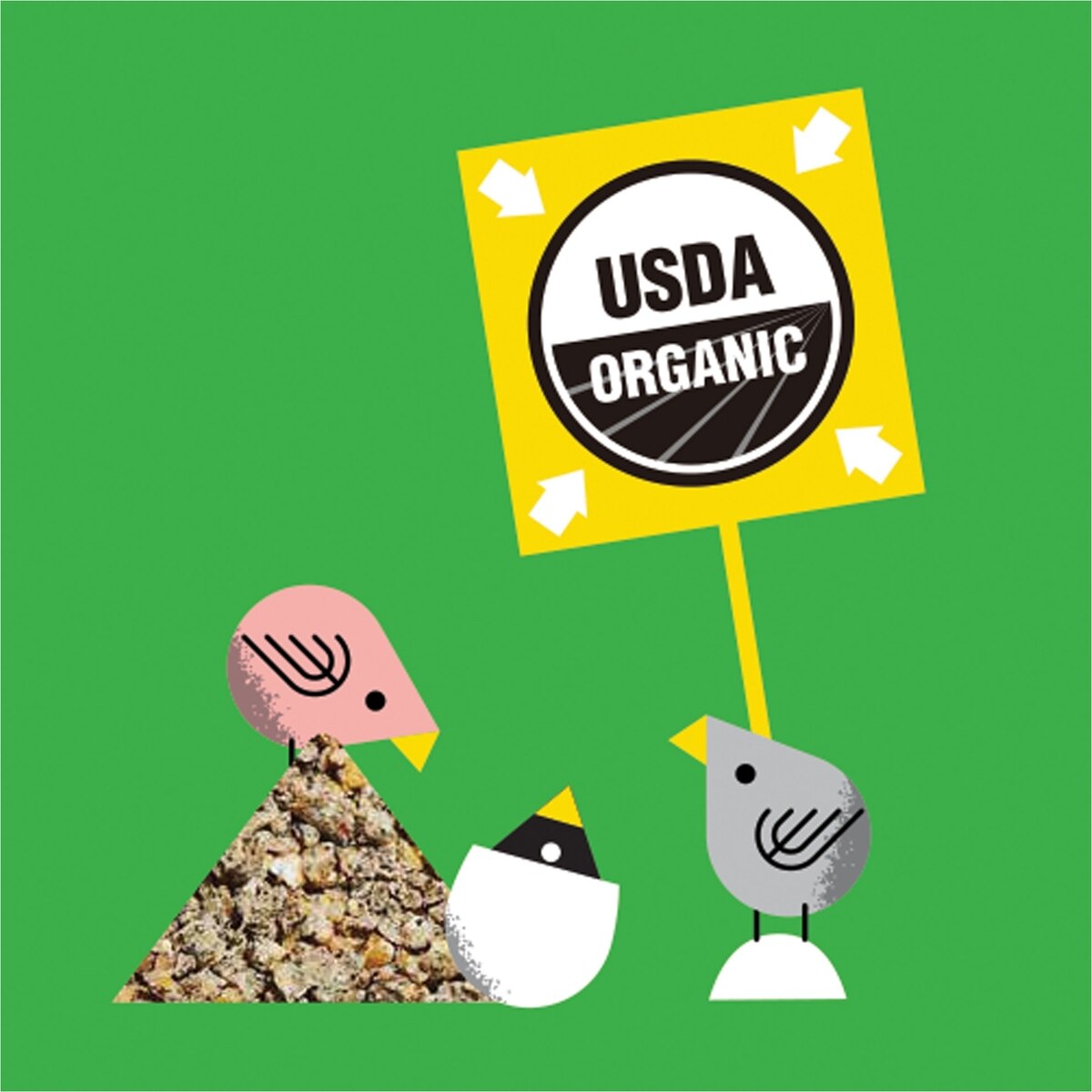 HEN UP Starter Grower Organic Non-GMO 18% Protein Chicken Feed, 25-lb ...