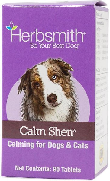 HERBSMITH Herbal Blends Calm Shen Tablets Dog & Cat Supplement, 90 ...
