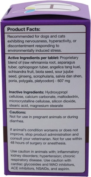 HERBSMITH Herbal Blends Calm Shen Tablets Dog & Cat Supplement, 90 ...