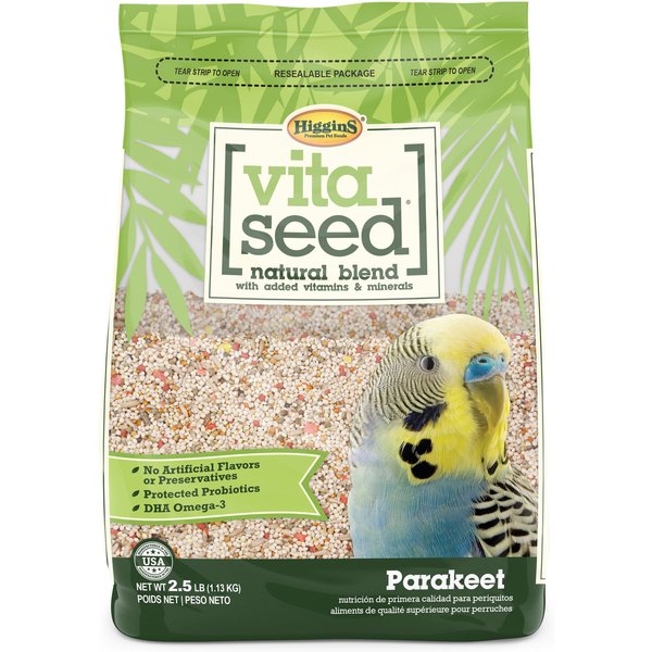 HIGGINS Sunburst Gourmet Blend Birdseed & Grains Parakeet & Budgie Bird ...