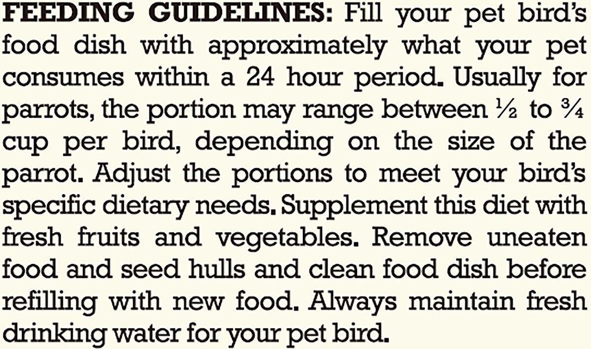 HIGGINS Vita Seed Parrot Food, 25-lb - Chewy.com