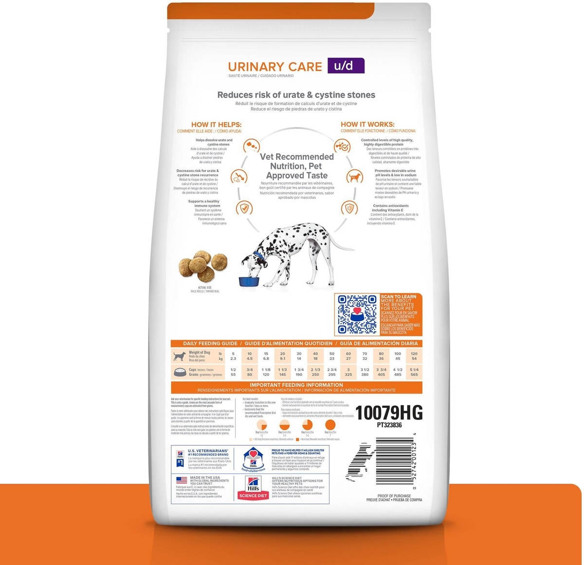 Hill's Prescription Diet u/d Urinary Care Original Dry Dog Food | Chewy ...
