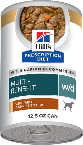Hill's Prescription Diet w/d for Dogs - Free shipping | Chewy