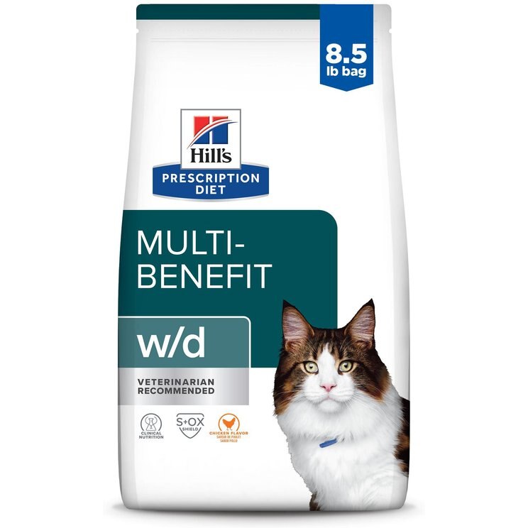 Hill's Prescription Diet w/d for Cats - Free shipping | Chewy