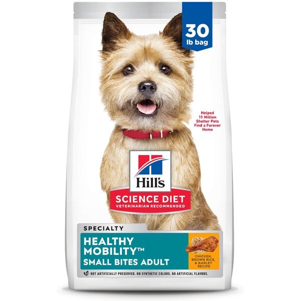 HILL'S SCIENCE DIET Senior Adult 7+ Small Bites Chicken Meal, Barley ...