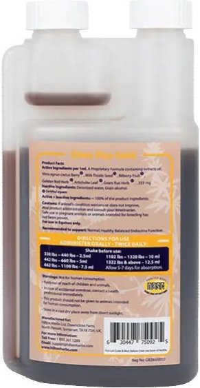 HILTON HERBS Vitex Plus Gold Endocrine Support Liquid Horse Supplement ...