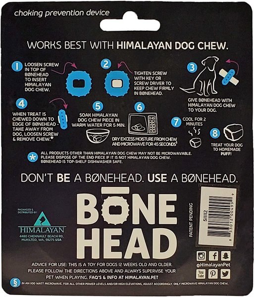 HIMALAYAN PET SUPPLY Bonehead Chew Guardian Chew Smarter & Longer Dog ...