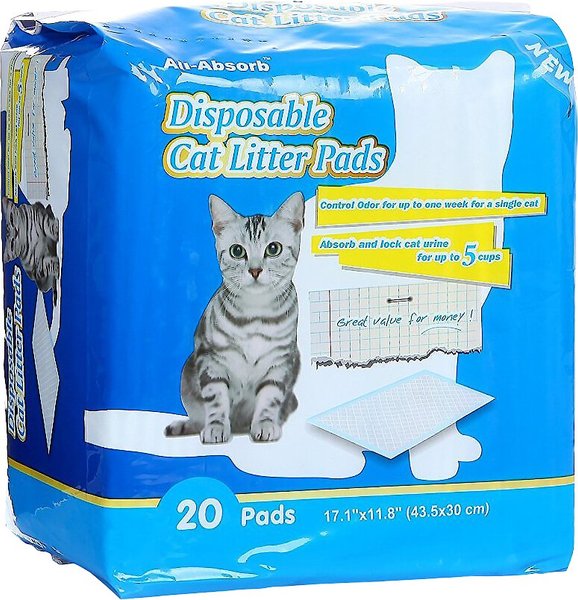 HONEYCARE All-Absorb Disposable Cat Litter Pads, 20 count - Chewy.com