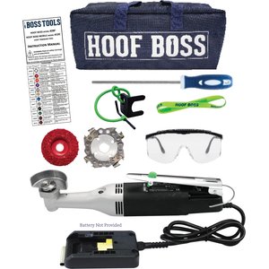 HOOF BOSS Basic Battery Operated Horse Hoof Trimmer Set - Chewy.com