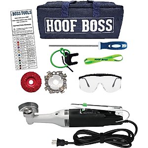 HOOF BOSS Basic Electric Plug In Horse Hoof Trimmer Set - Chewy.com