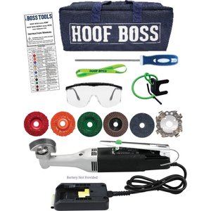 HOOF BOSS Complete Battery Operated Horse Hoof Trimmer Set - Chewy.com